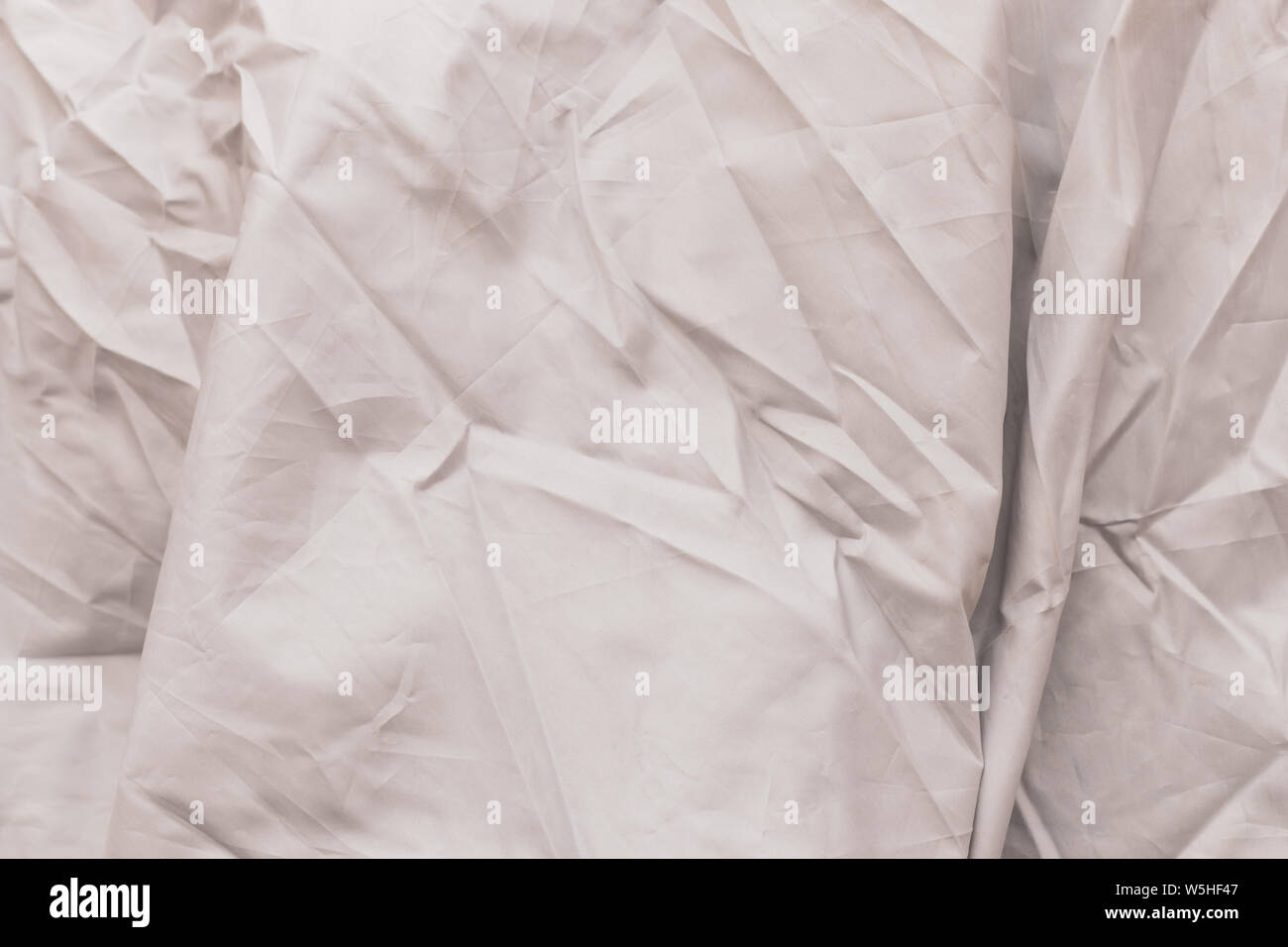 Gray canvas that is wrinkled. Fabric crease background and texture ...