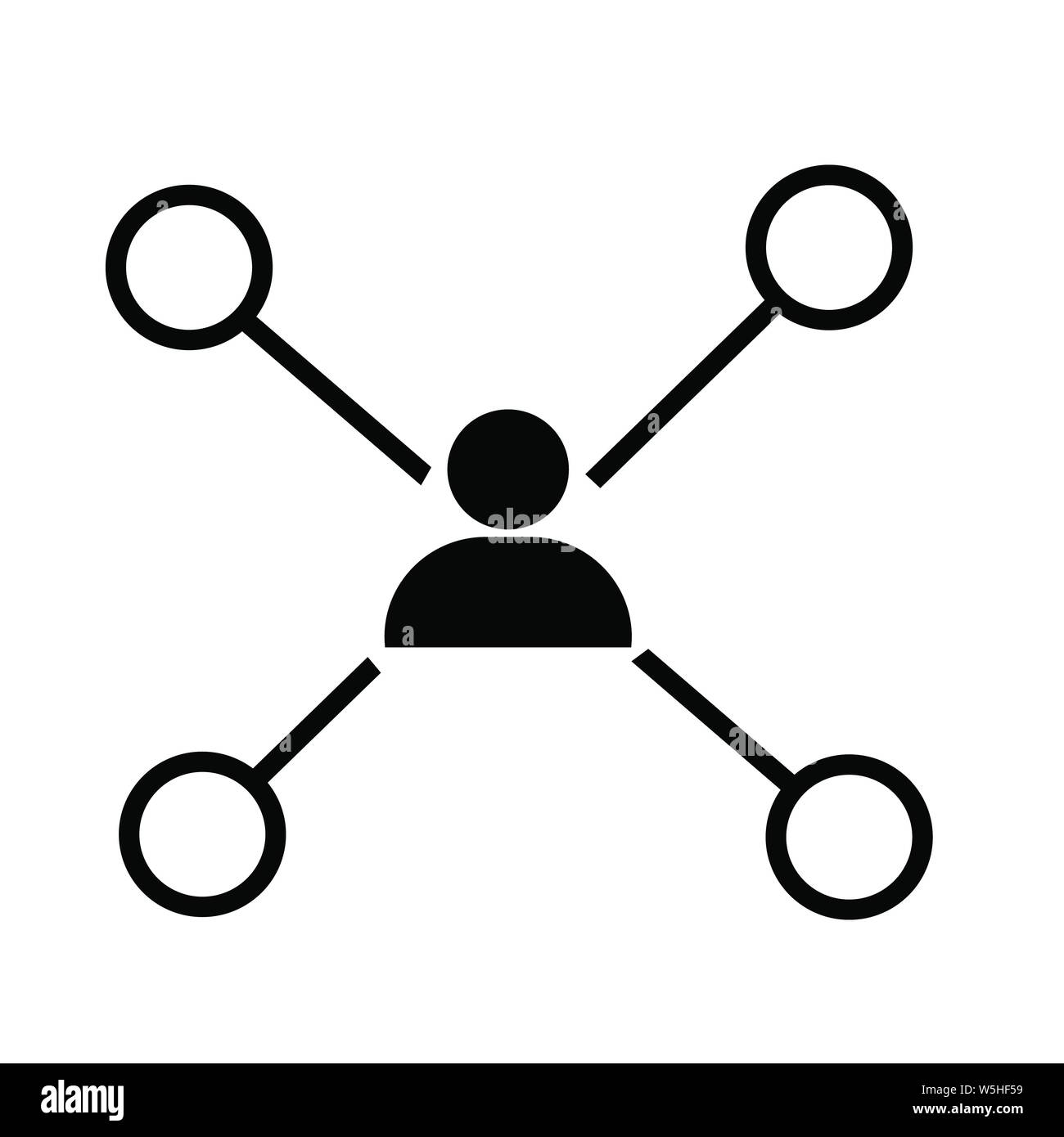 people network icon Stock Vector Image & Art - Alamy