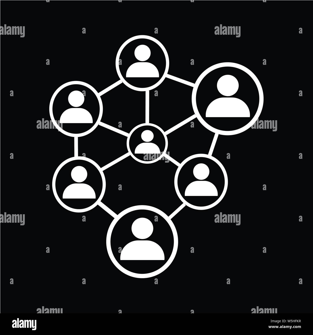 people network icon Stock Vector Image & Art - Alamy