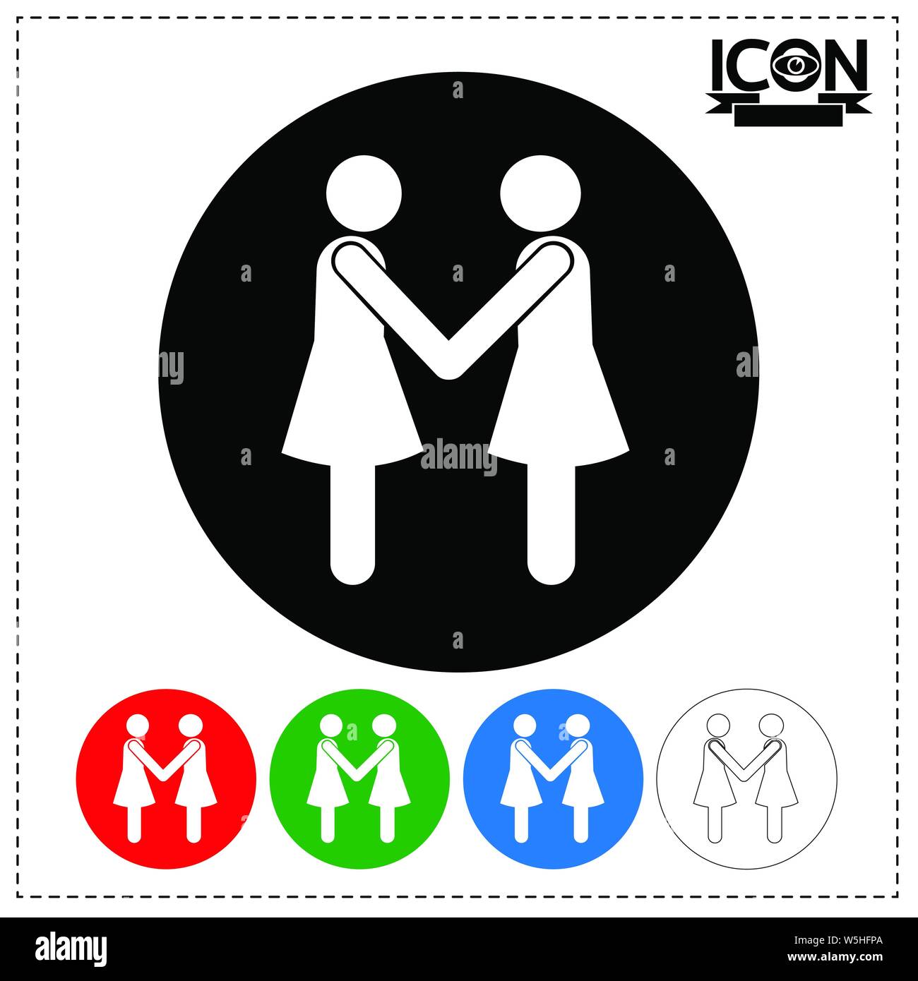 People Handshake Icon Stock Vector Image & Art - Alamy