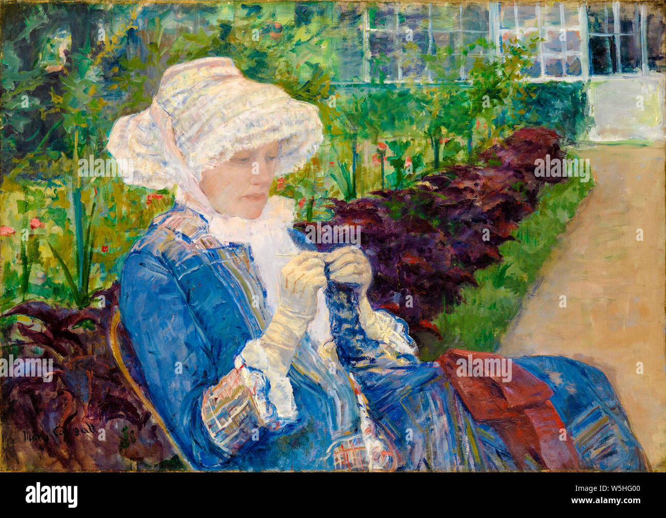 Mary cassatt lydia crocheting hi-res stock photography and images - Alamy