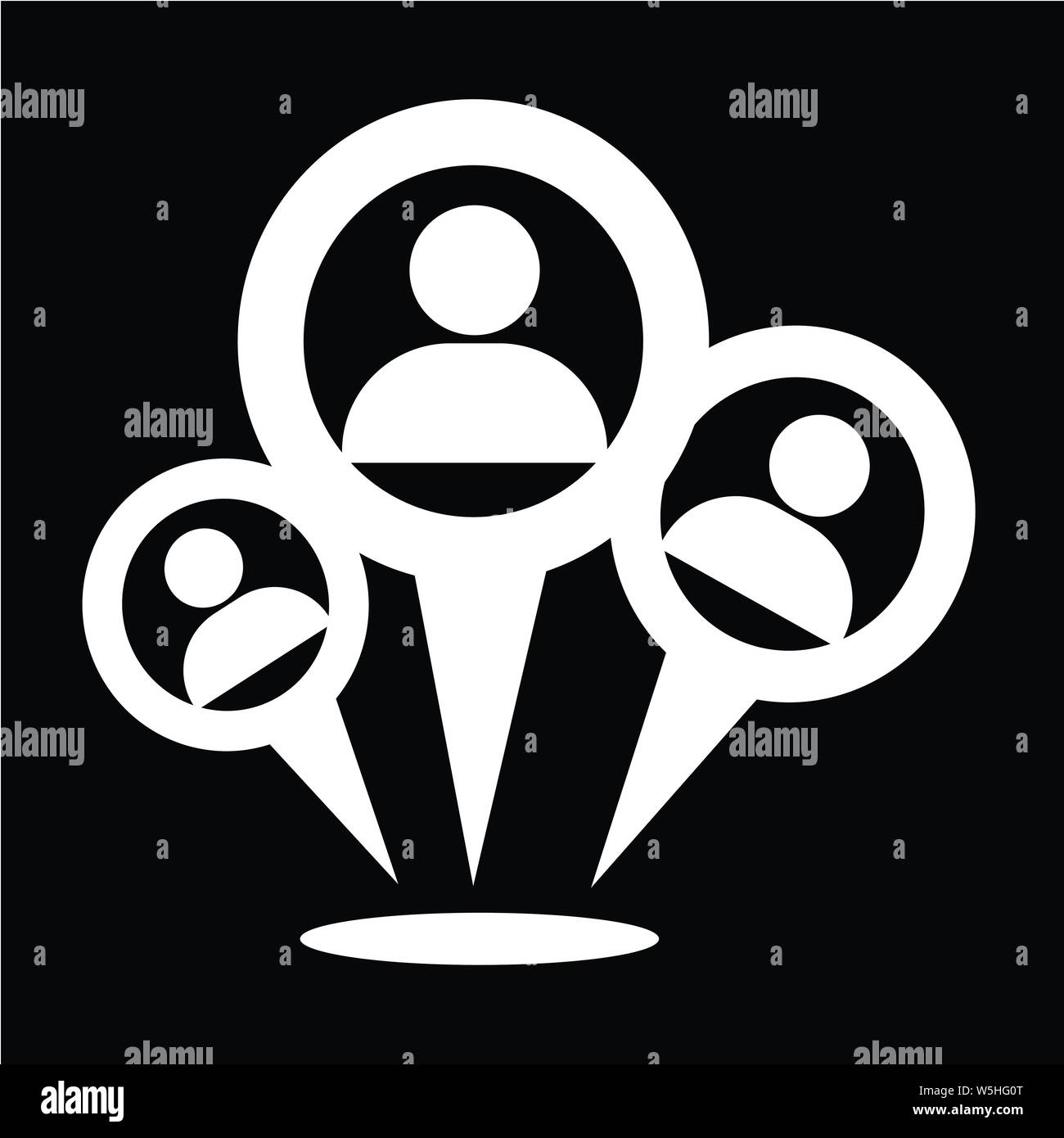 people network icon Stock Vector Image & Art - Alamy