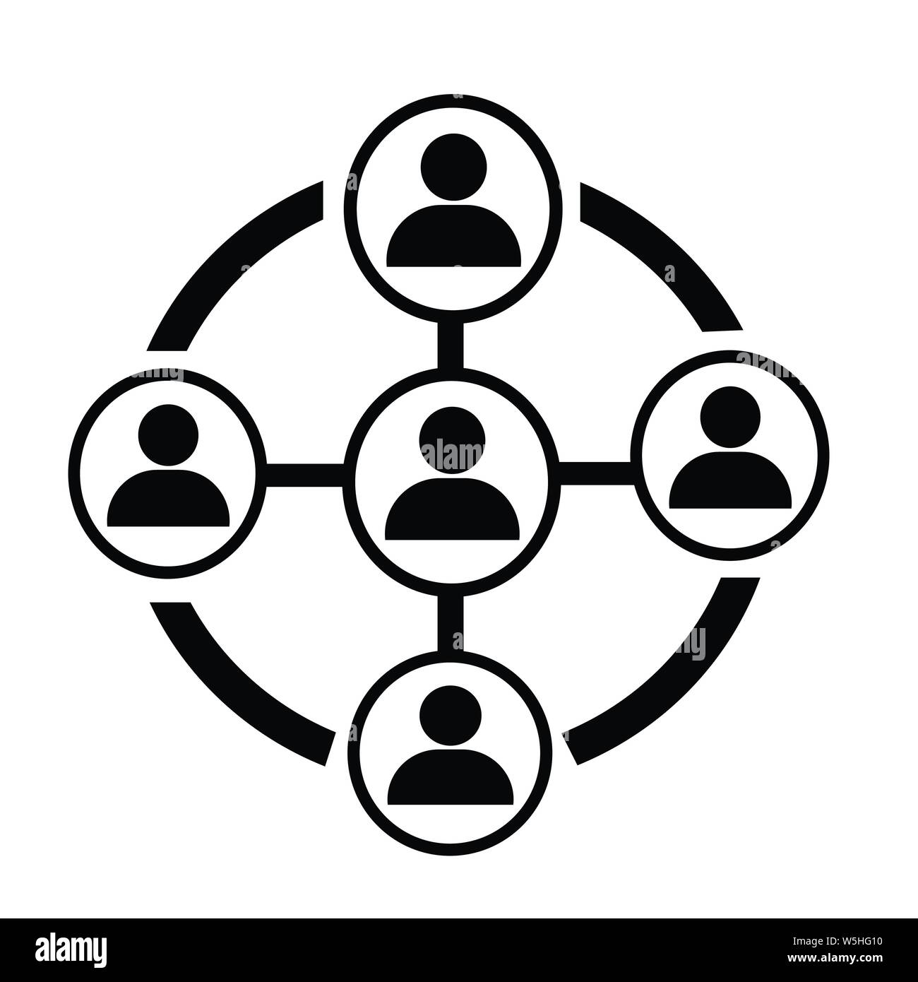 people network icon Stock Vector Image & Art - Alamy