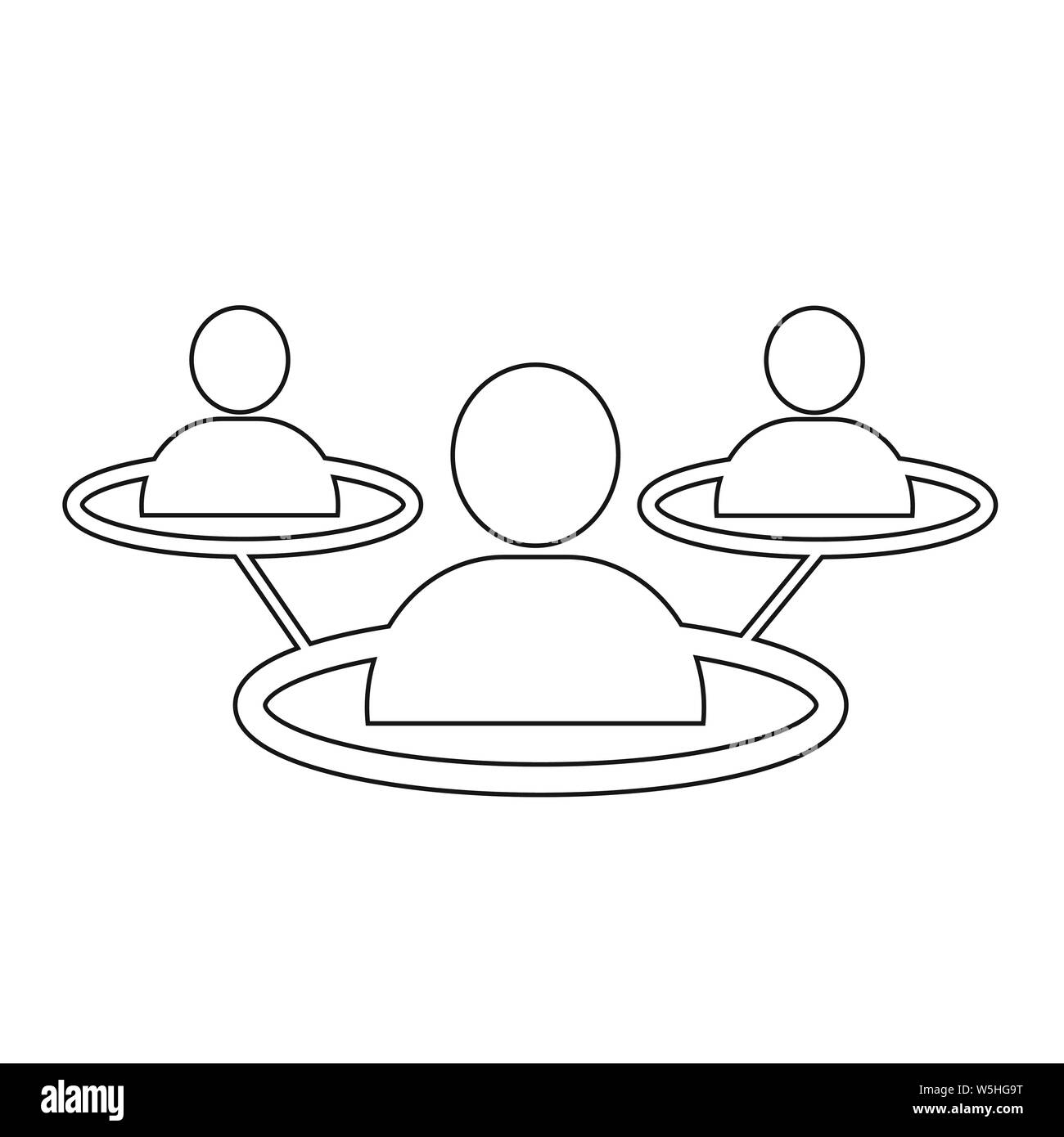 people network icon Stock Vector Image & Art - Alamy