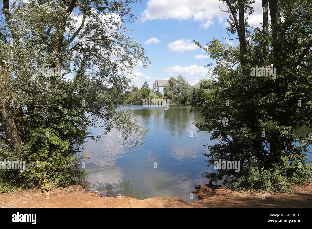 Leybourne Lakes Country Park Larkfield Kent Stock Photo - Alamy