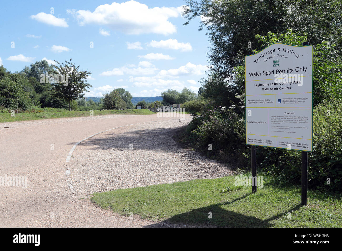 Leybourne Lakes Country Park Larkfield Kent Stock Photo - Alamy