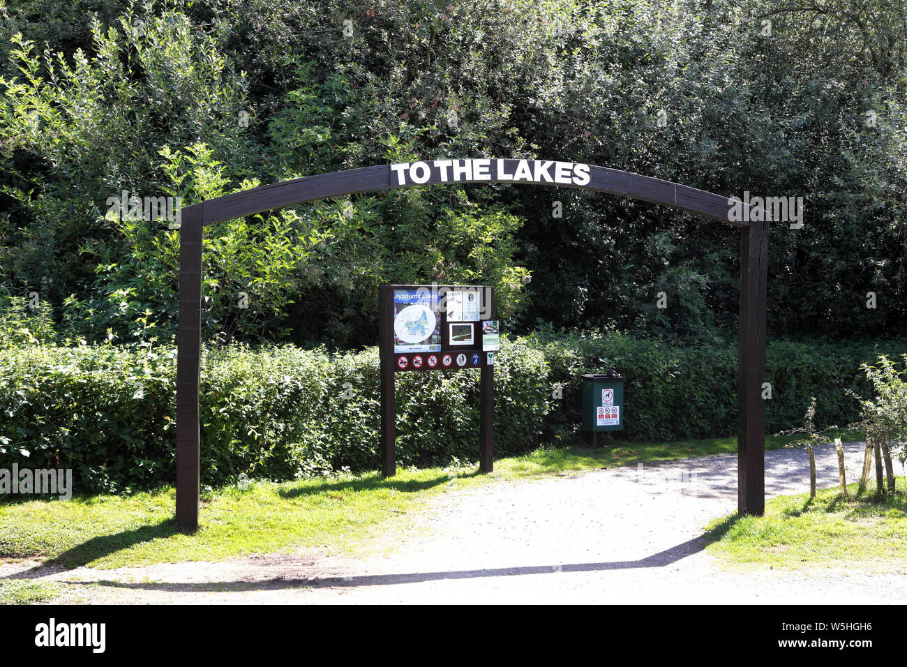 Leybourne Lakes Country Park Larkfield Kent Stock Photo - Alamy