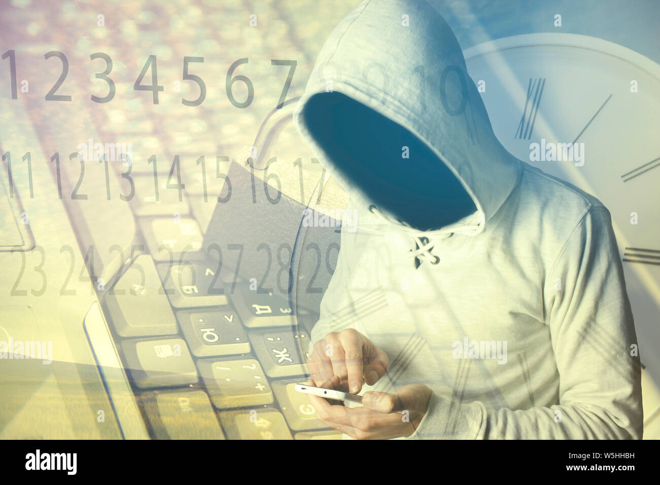 Hacker hand hi-res stock photography and images - Alamy