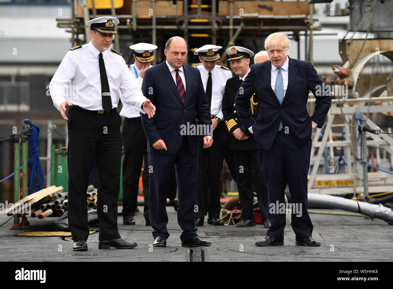 RETRANSMITTED WITH CORRECTED CAPTION Prime Minister Boris Johnson ...
