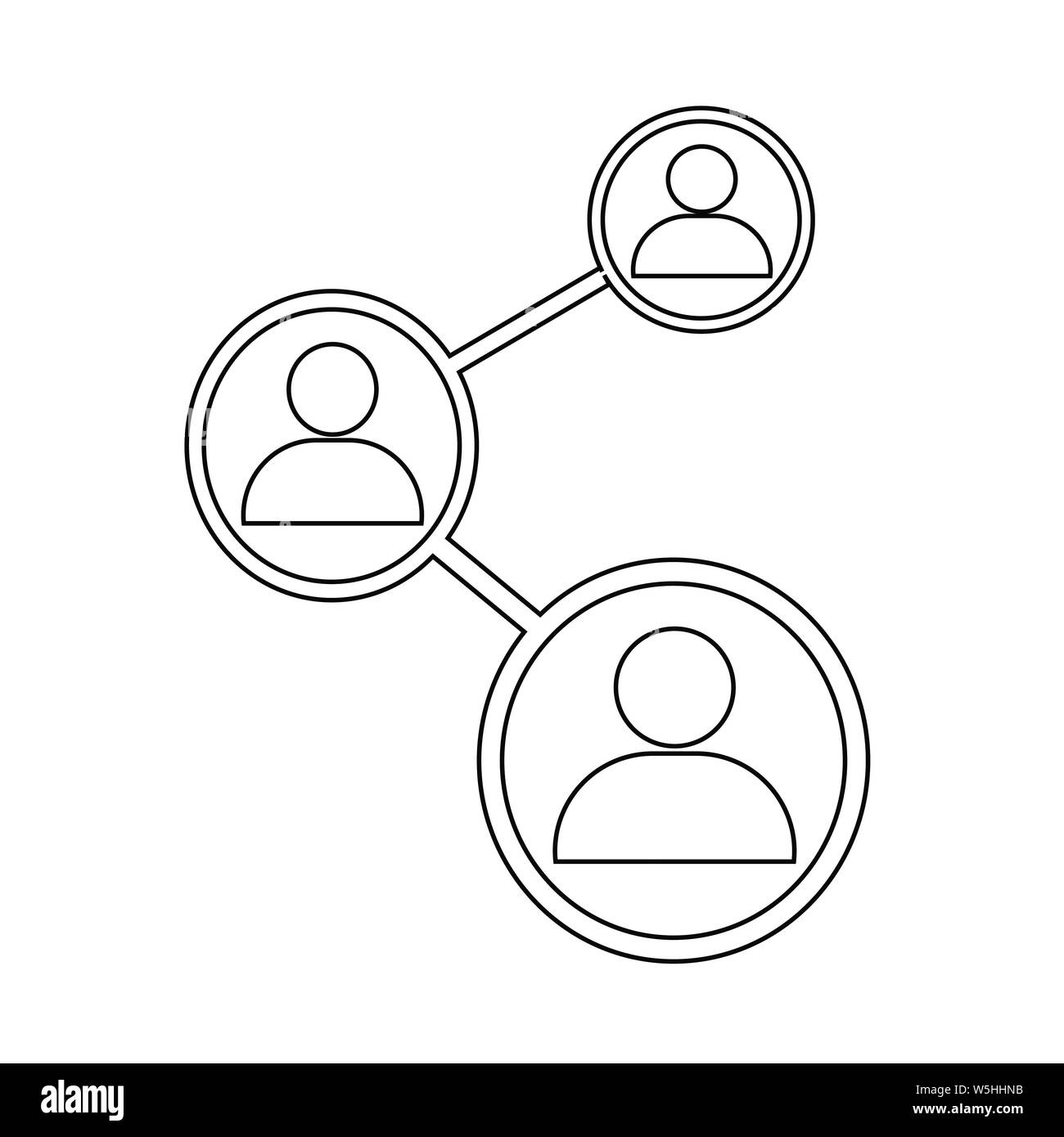 people network icon Stock Vector Image & Art - Alamy
