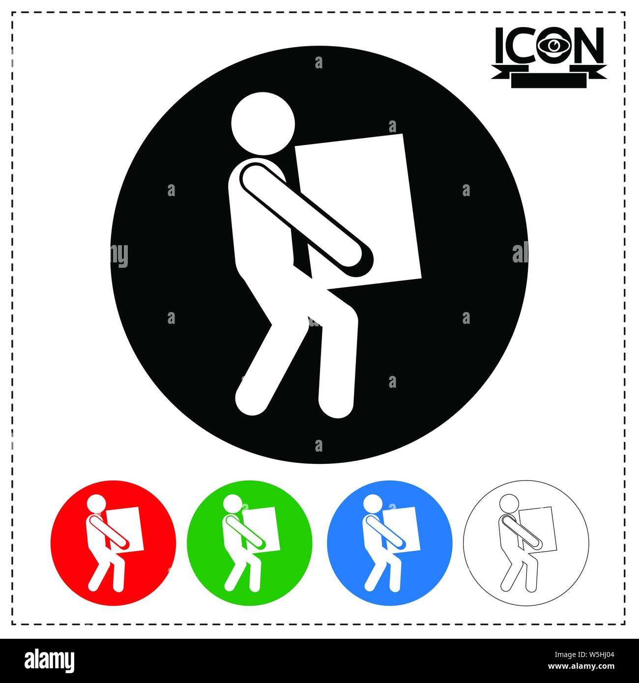 Shoulder push Stock Vector Images - Alamy