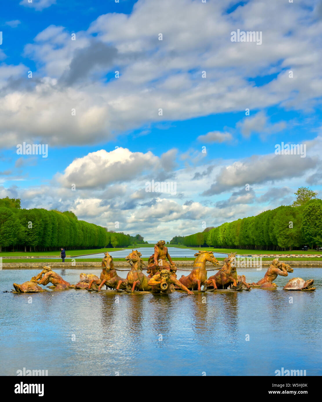 Versailles apollo fountain hi-res stock photography and images - Alamy