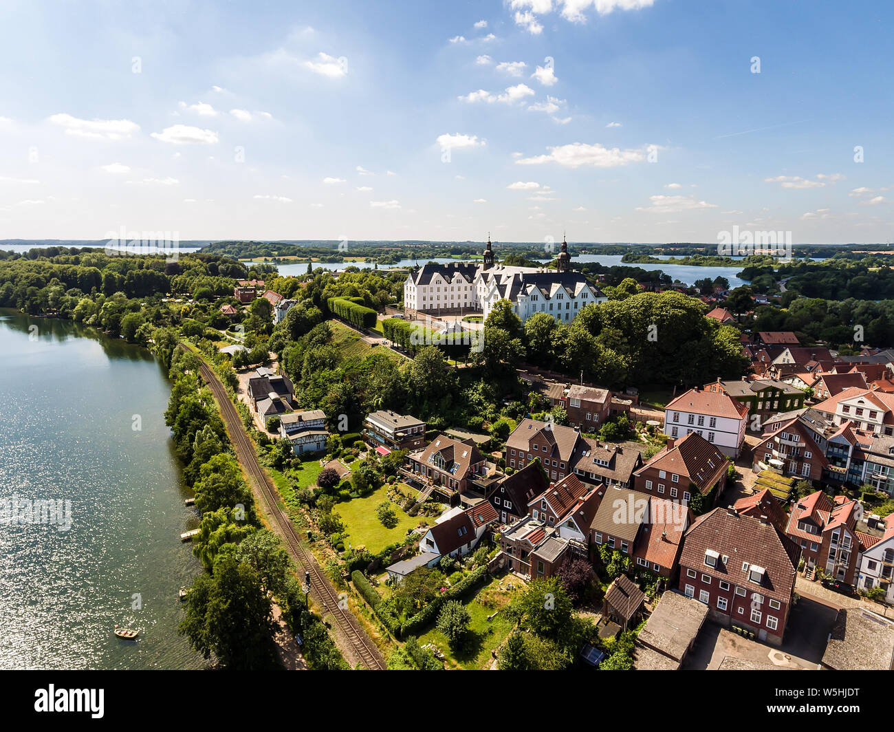 Ploen germany aerial view castle hi-res stock photography and images ...