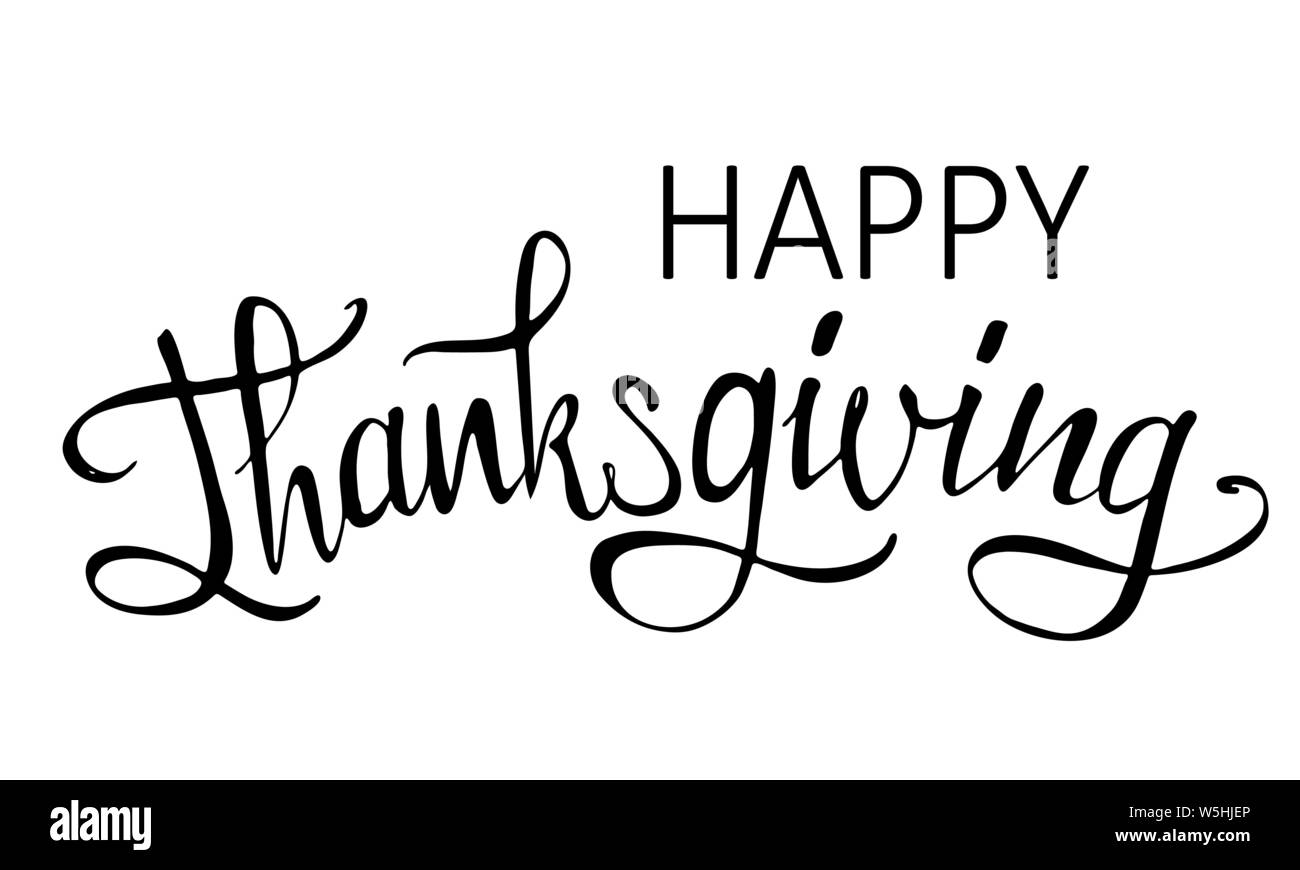 Holidays lettering. Thanksgiving, thankful and grateful text for ...