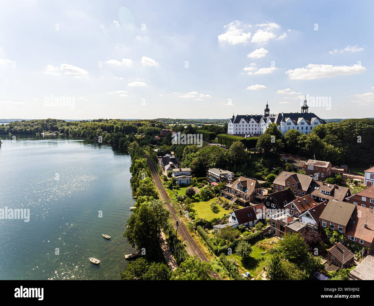 Ploen germany aerial view castle hi-res stock photography and images ...