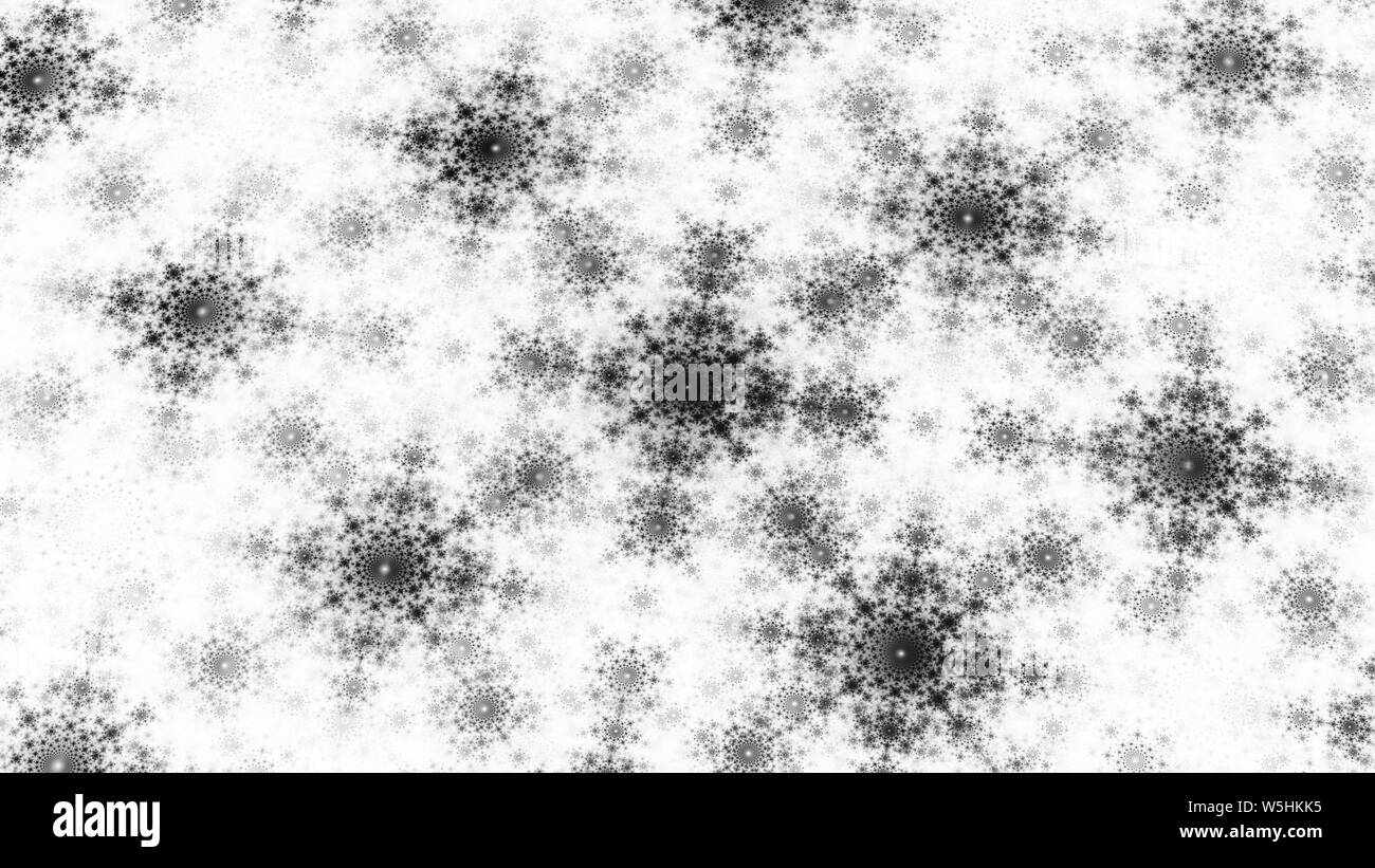 Quantum mechanics, computer generated abstract intensity map, inverted black and white, 3D ...