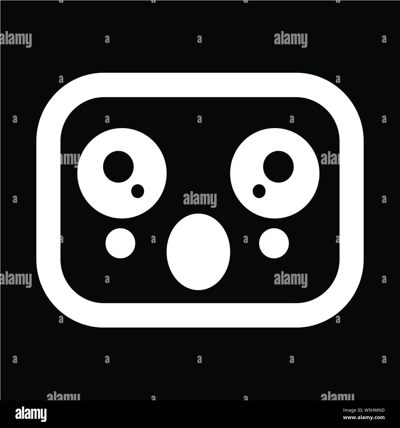 Kawaii cute face icon Stock Vector Image & Art - Alamy