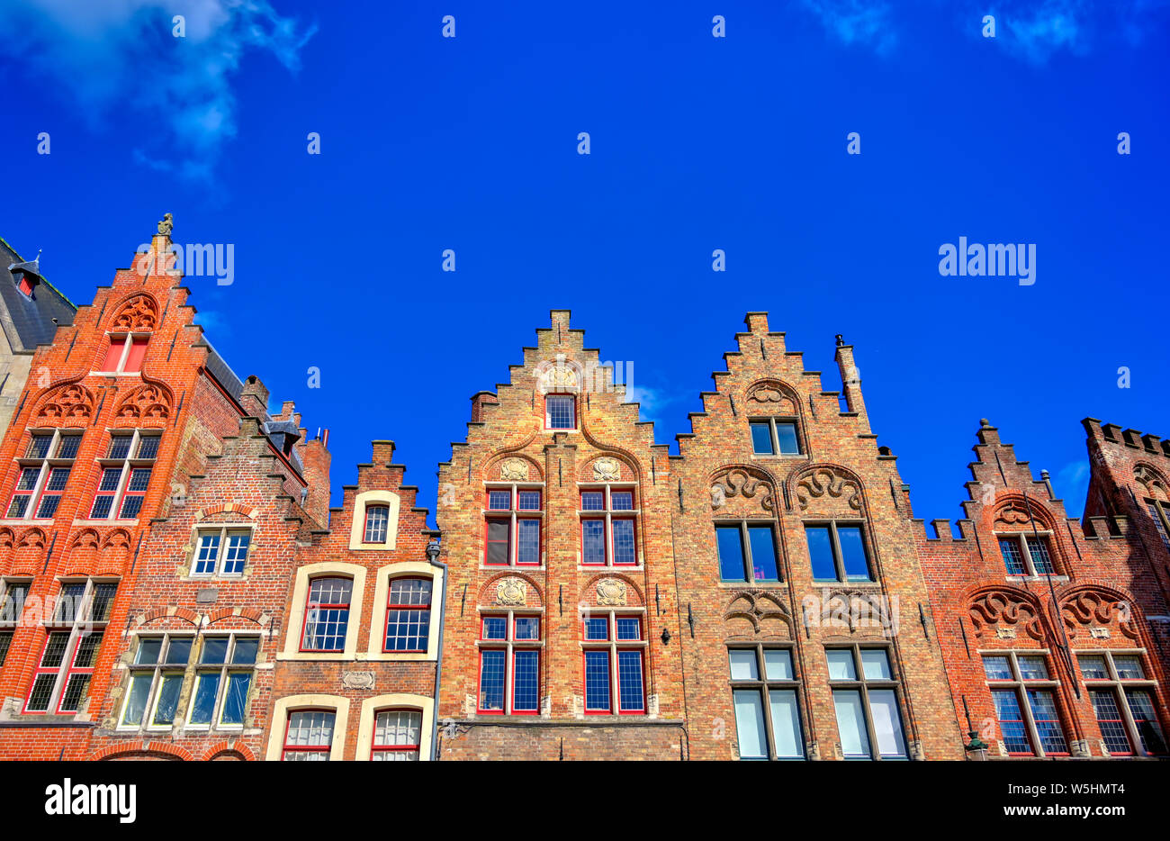 A view of the streets and architecture of Bruges (Brugge), Belgium ...