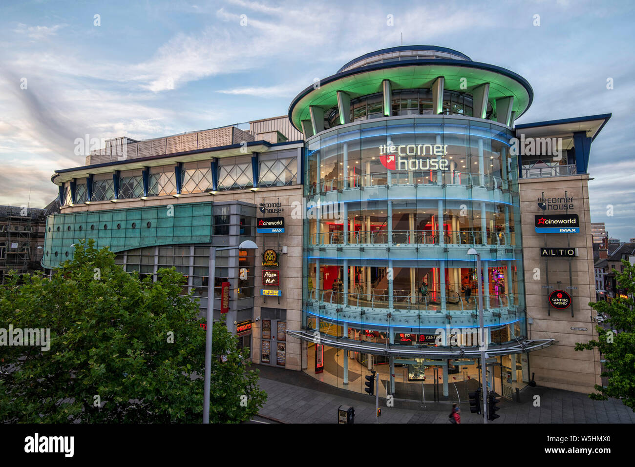 Dusk Blue Hour at the Cornerhouse in Nottingham, Nottinghamshire ...
