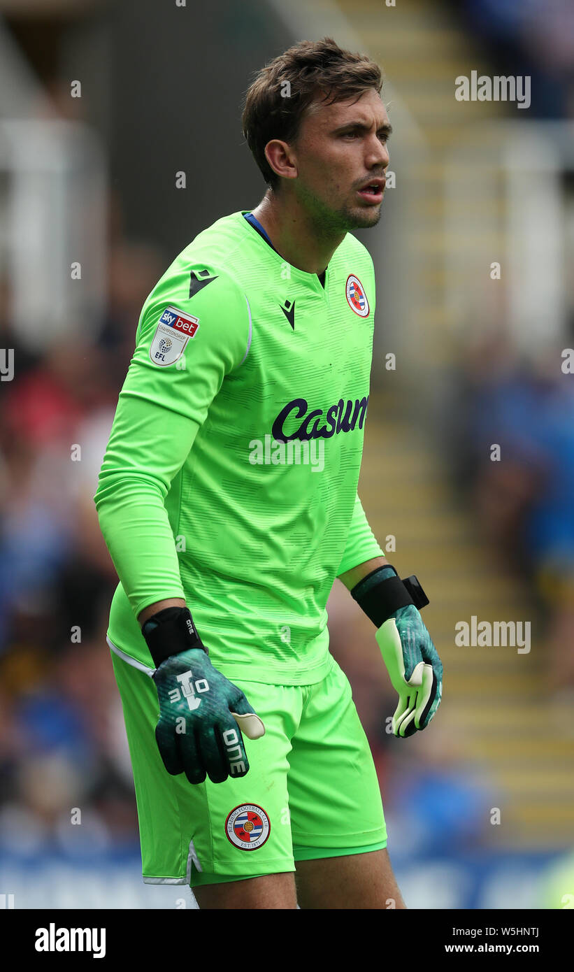 Reading's Sam Walker during the pre-season friendly match at the ...