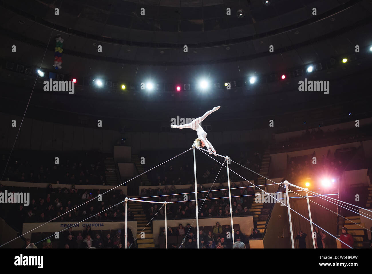 Woman gymnast exercises light hi-res stock photography and images - Alamy