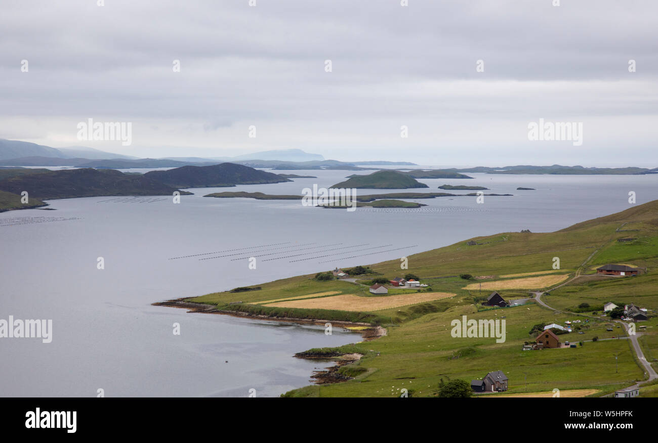 Shetland islands scotland weisdale hi-res stock photography and images ...