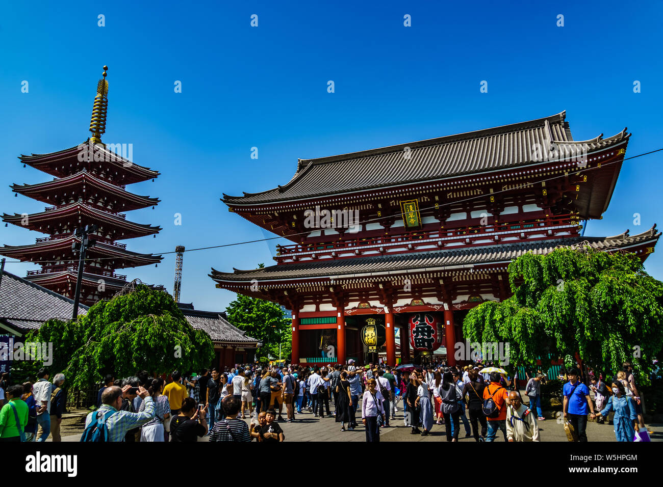 Main Shrine Of Senso Ji Temple High Resolution Stock Photography and ...