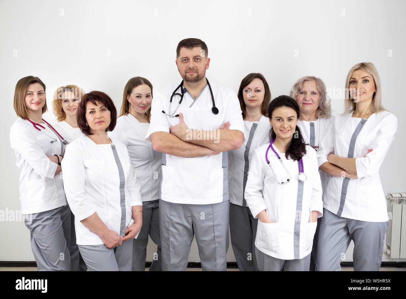 Chief of the hospital laboratory staff hi-res stock photography and ...