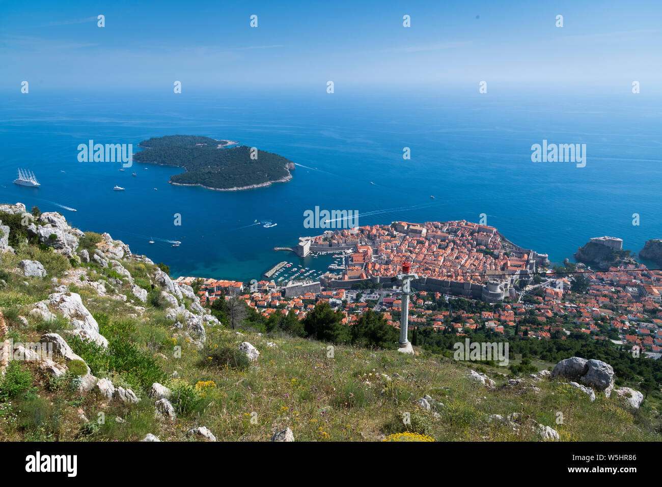Dubrovnik srd hill hi-res stock photography and images - Alamy