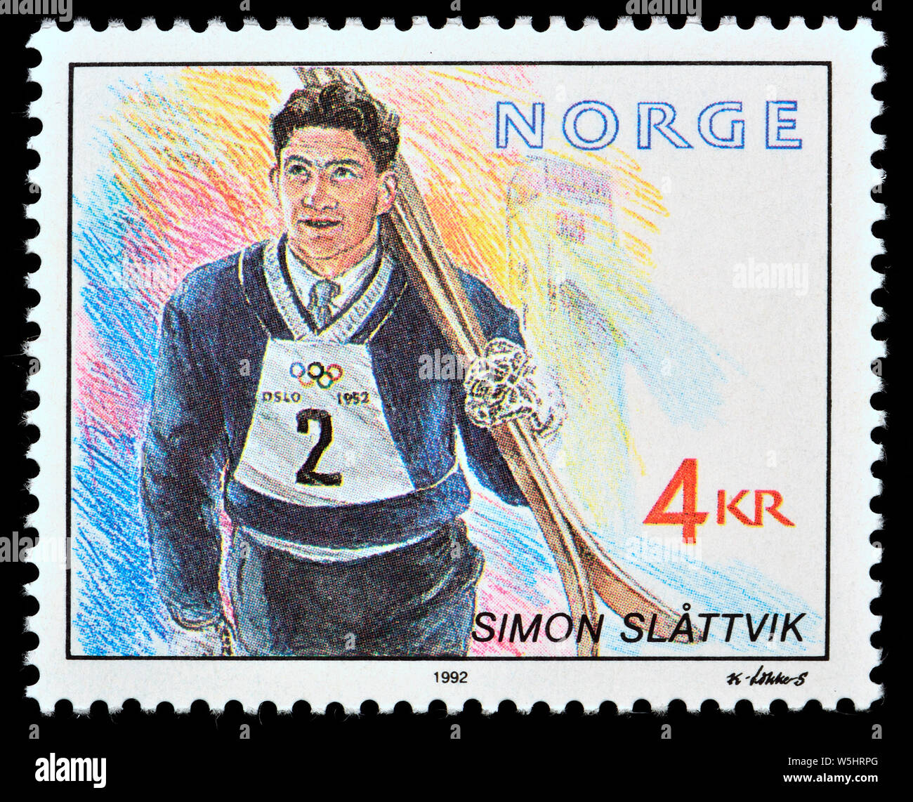 Norge stamp hi-res stock photography and images - Alamy