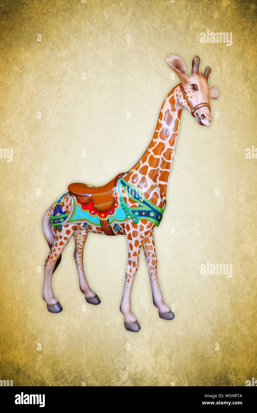 Carousel giraffe hi-res stock photography and images - Alamy