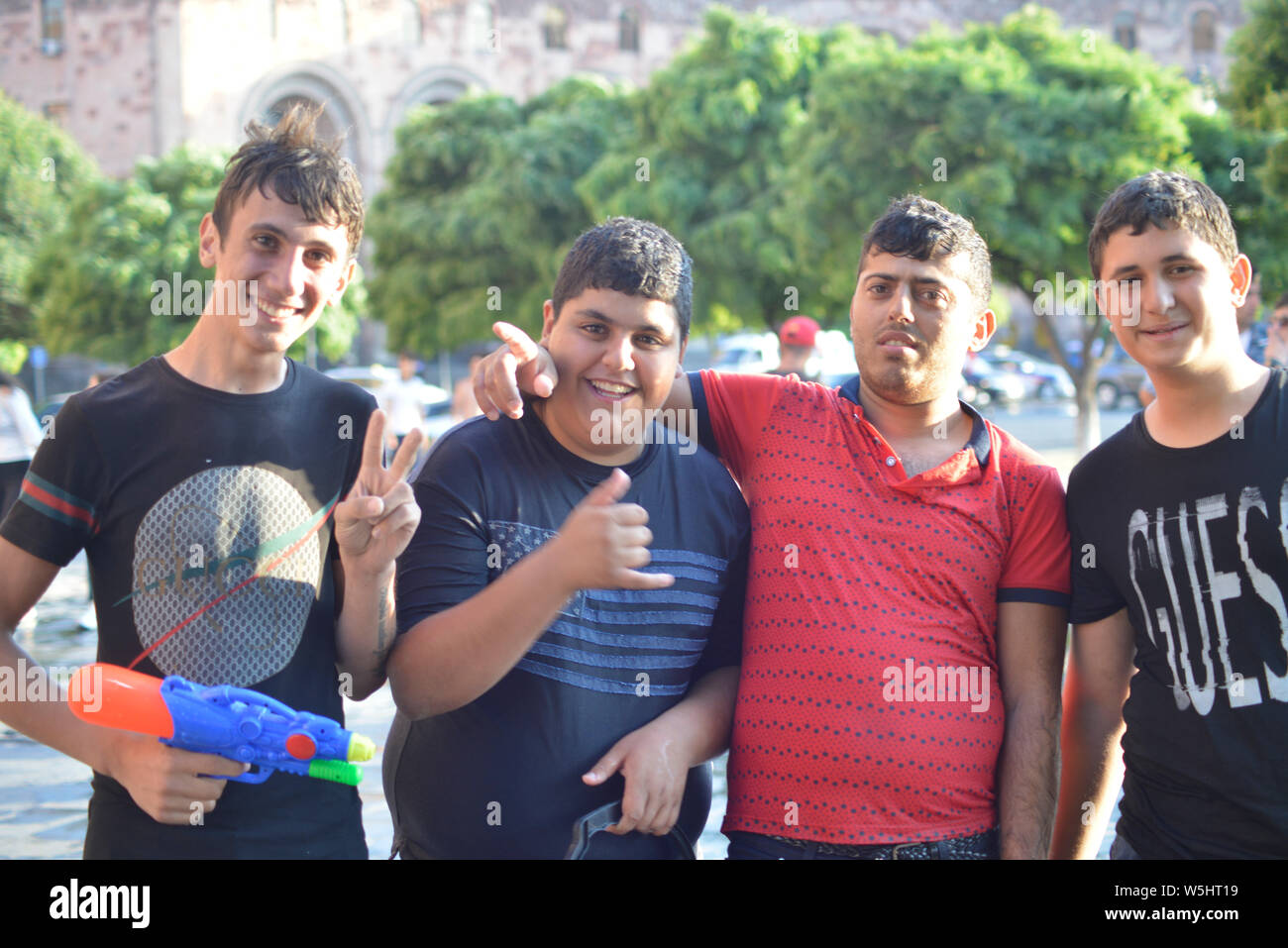 July 28, 2019, Yerevan, Republic of Armenia: Vardavar is the Pre ...