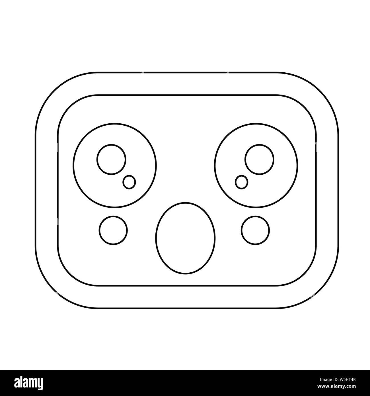 Kawaii cute face icon Stock Vector Image & Art - Alamy