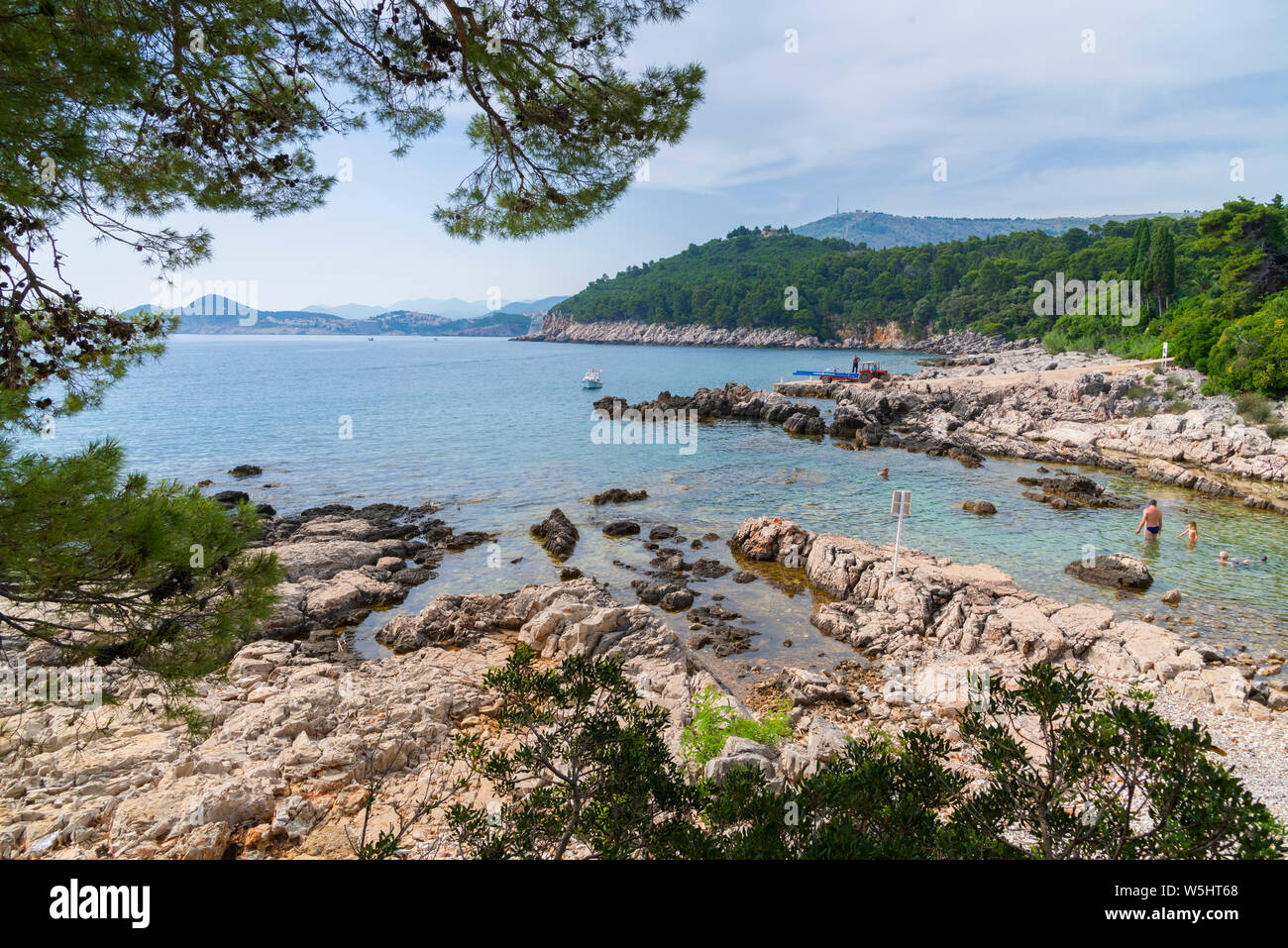Croatia dubrovnik lokrum island beach hi-res stock photography and ...