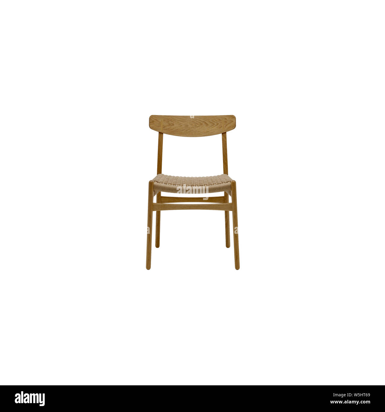 White background chair wood hi-res stock photography and images - Alamy