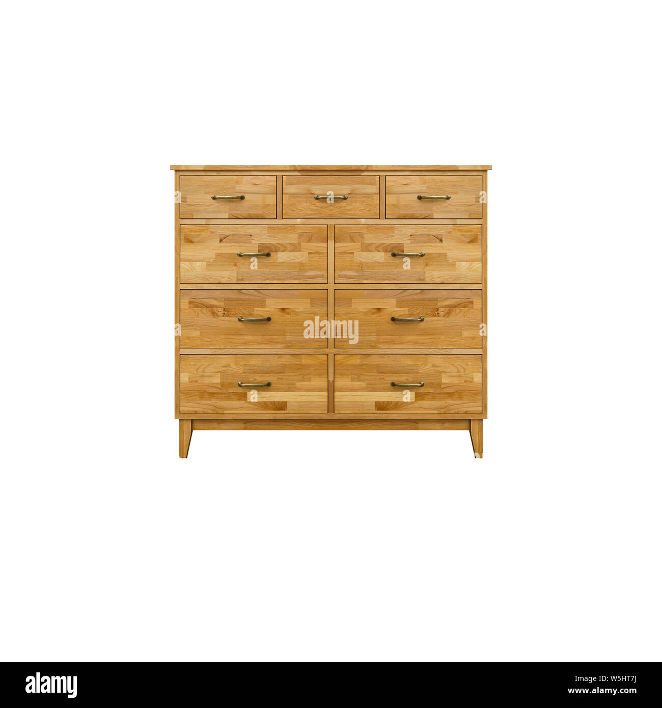 Wooden drawer isolated on white background Stock Photo - Alamy