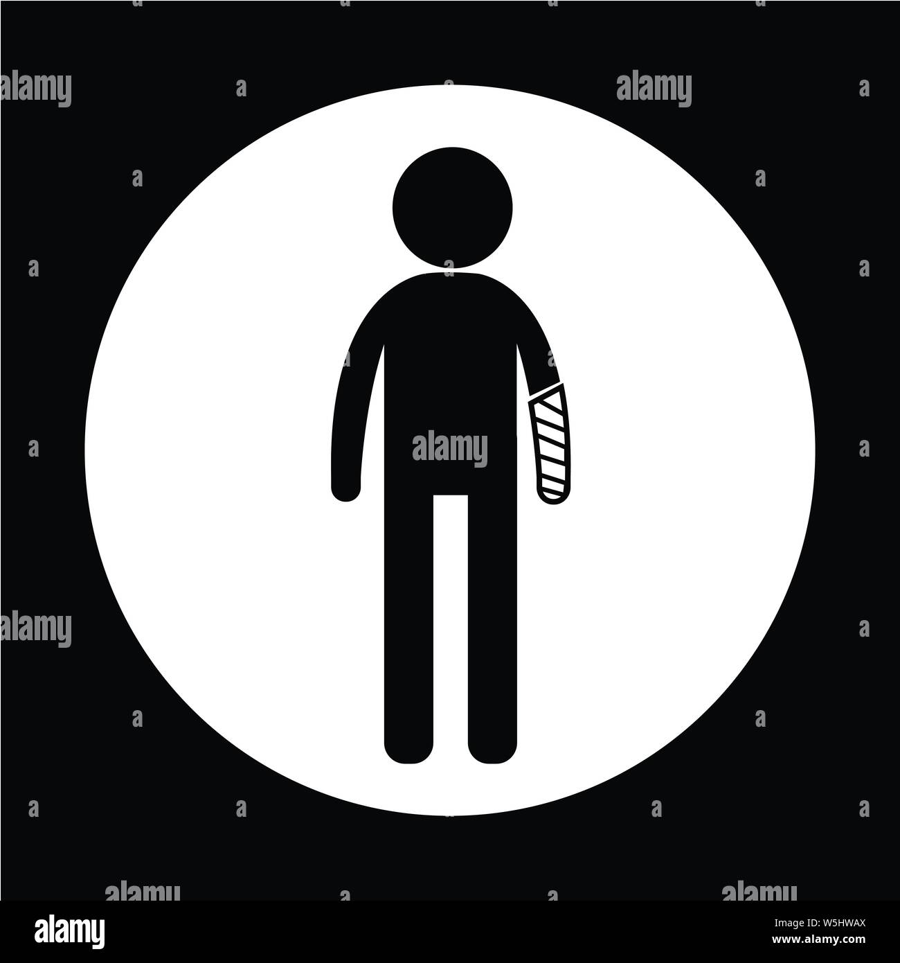 People injury icon Stock Vector Image & Art - Alamy