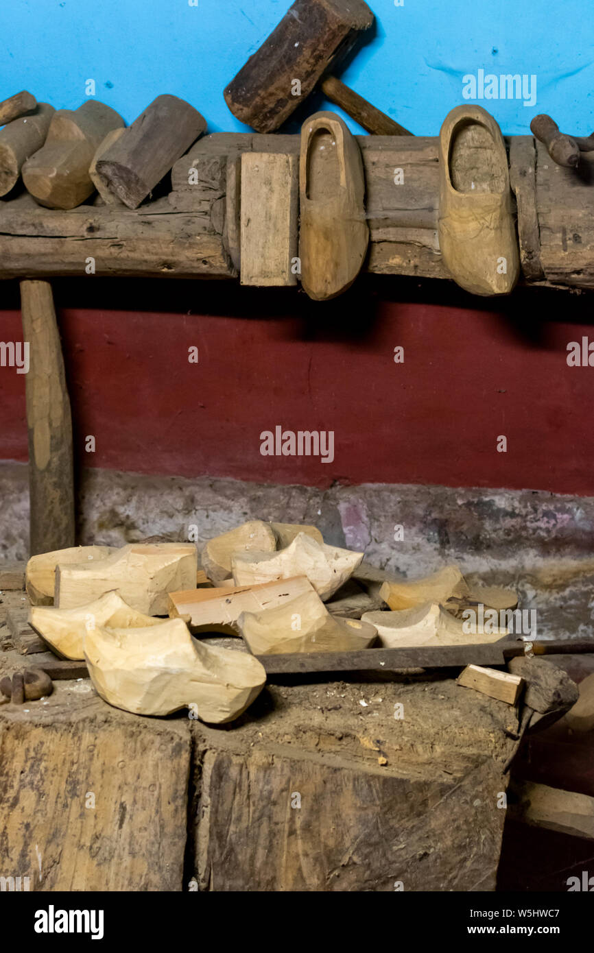 Medieval wooden clogs hi-res stock photography and images - Alamy