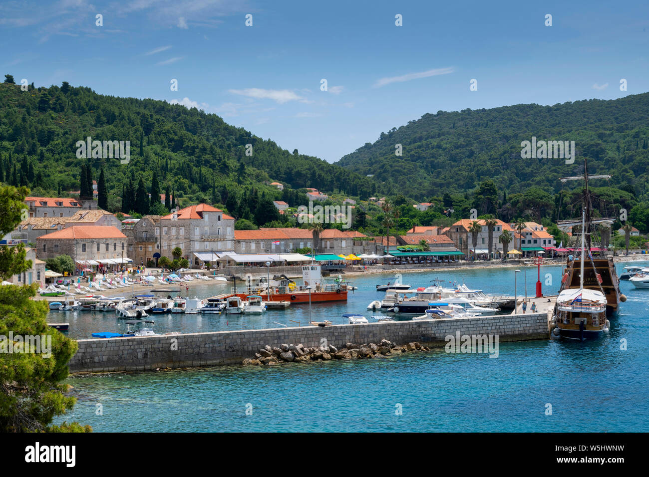Done Celo, Kolocep island, Elaphite Islands, Dubrovnik, Croatia Stock ...