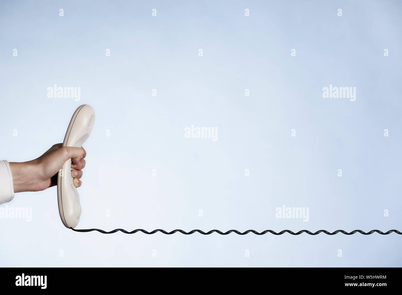 Customer service line Stock Photo - Alamy