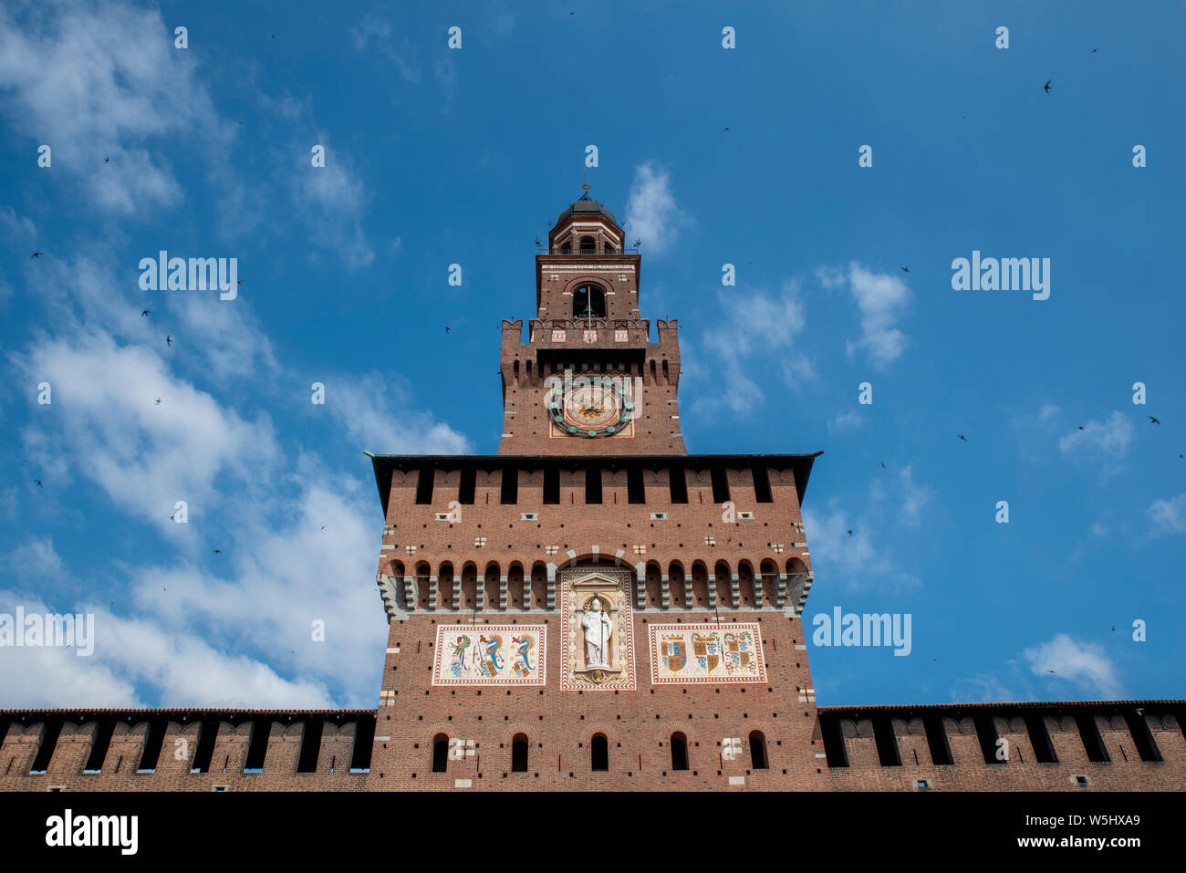 Sforza Castle (Castello Sforzesco) This castle was built by Sforza ...