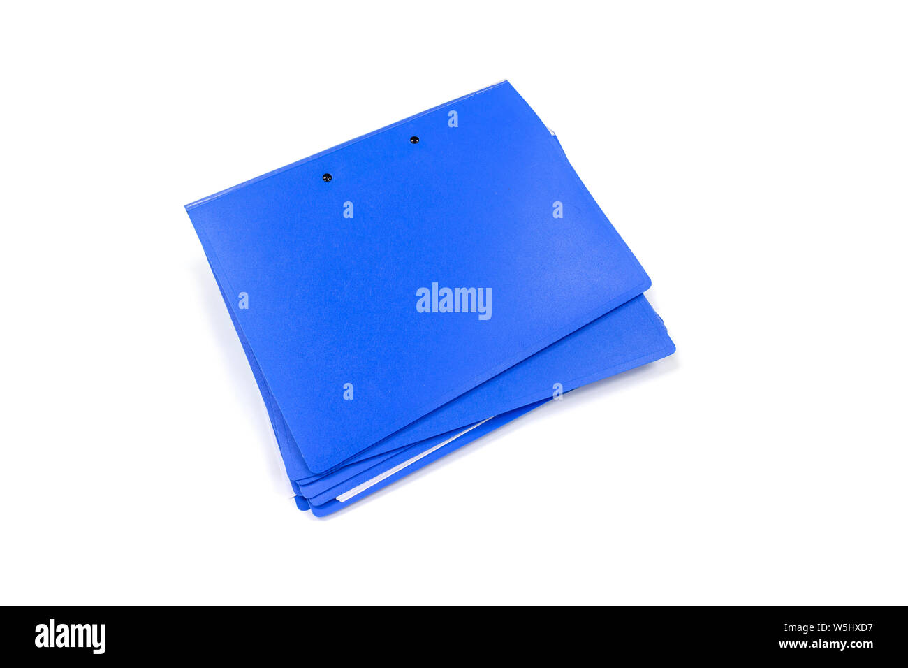 blue files folder retention of contracts isolated on white background ...