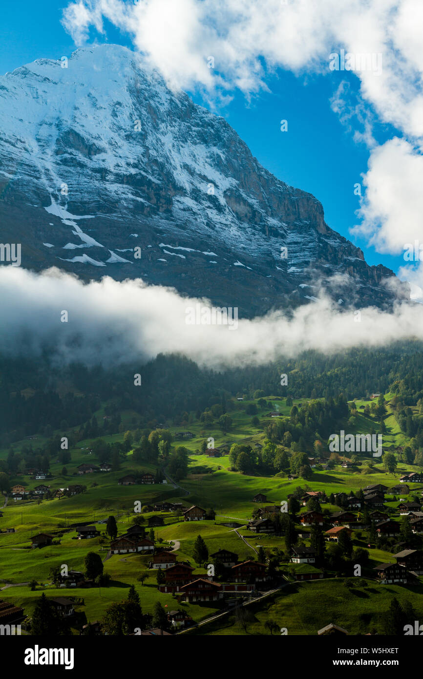 Switzerland alpine mountain eiger hi-res stock photography and images ...