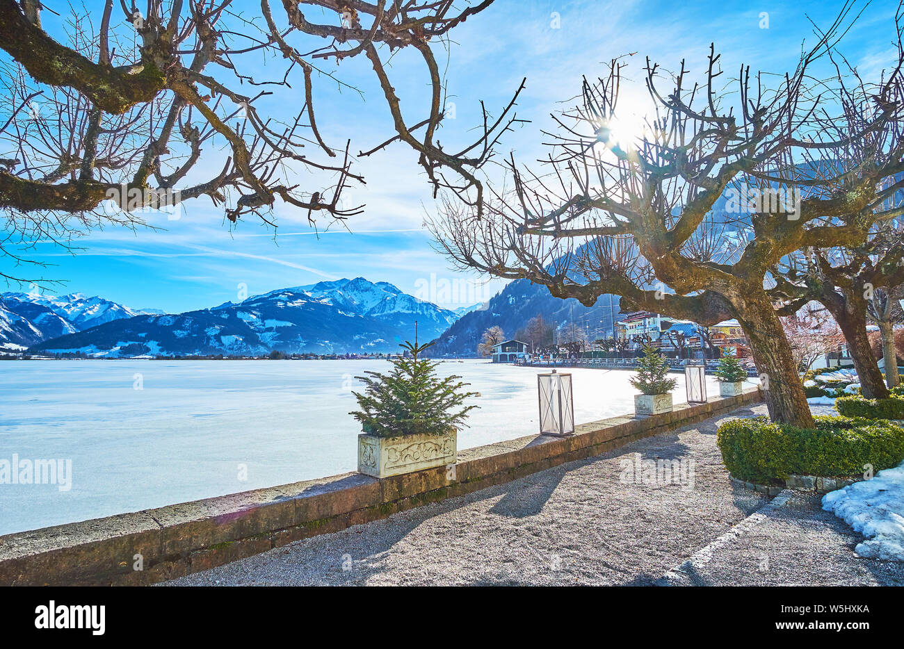 Enjoy the day walk by Zeller see lake, surrounded by gardens, parks ...