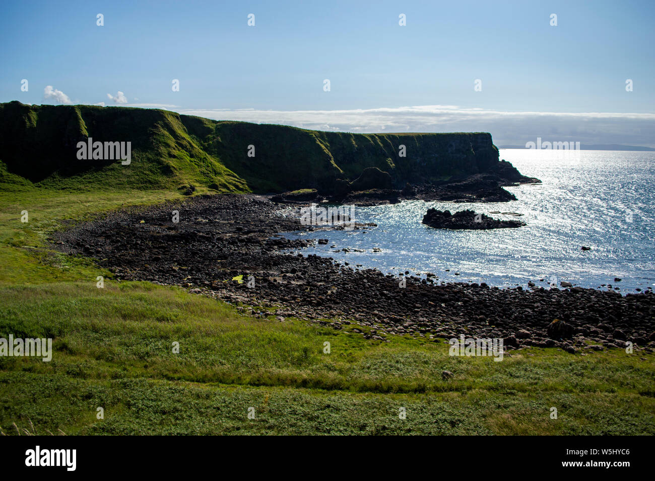 Coastal landscape in Country Antrim, Northern Ireland Stock Photo - Alamy