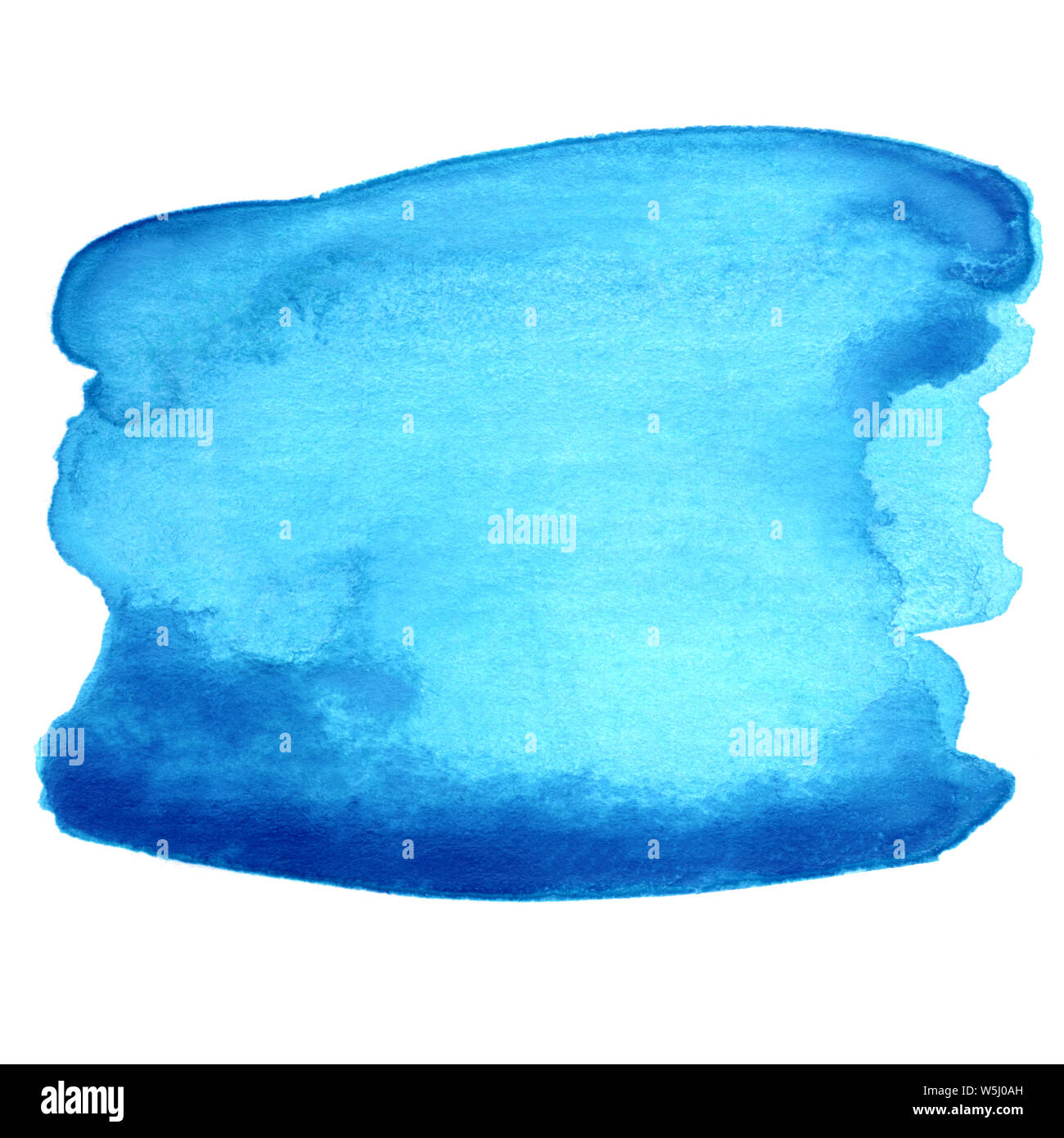 Abstract blue ink spot textured background. Modern design watercolor ...