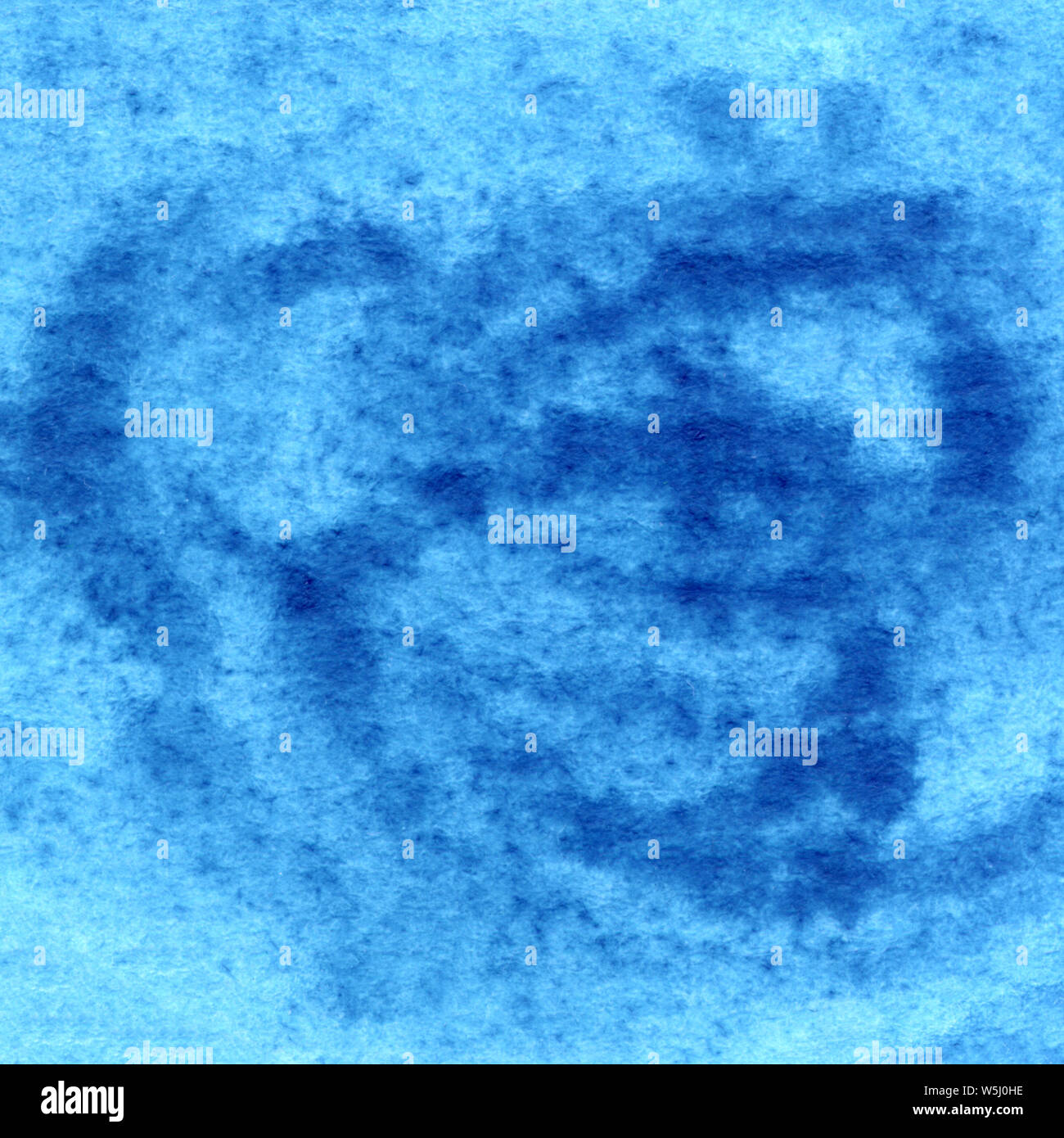 Abstract blue ink spot textured background. Modern design watercolor ...