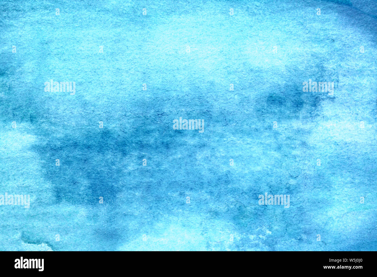 Abstract blue ink spot textured background. Modern design watercolor ...