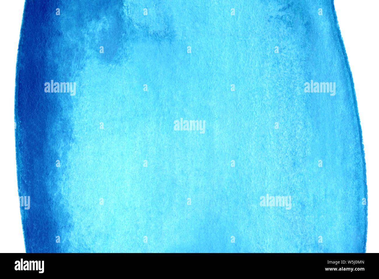 Abstract blue ink spot textured background. Modern design watercolor ...