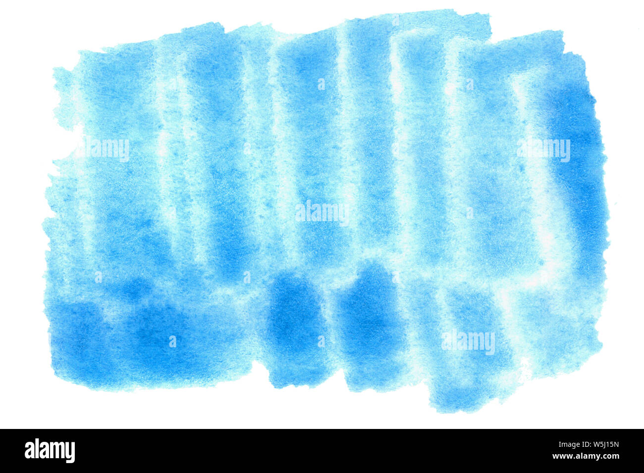 Abstract blue ink spot textured background. Modern design watercolor ...